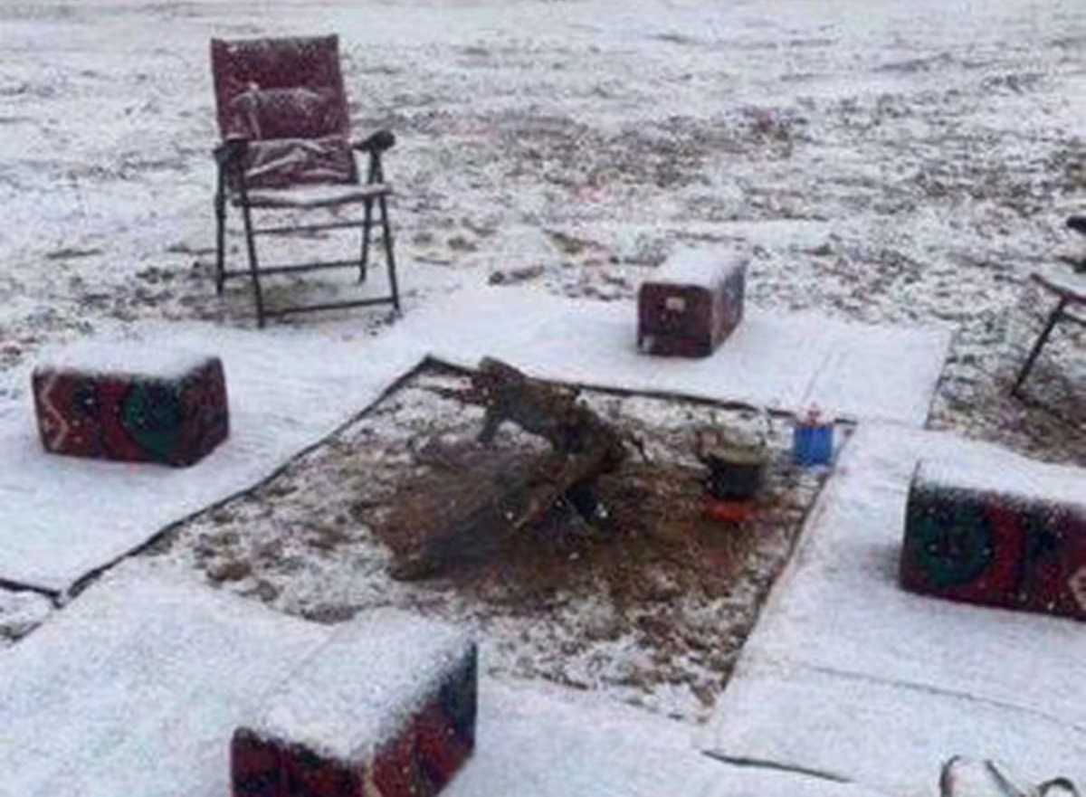 തണുത്തുവിറച്ച് സൗദിയിലെ ചില ഭാഗങ്ങള്‍, തബൂക്കില്‍ കനത്ത മഞ്ഞുവീഴ്ച ...